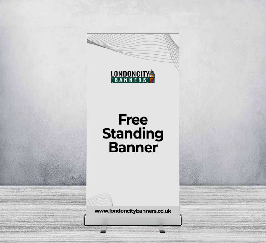 Free Standing Banner Same Day & Next Day Printing London City